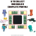 Minecraft Axolotls Action Figures with Portal Piece, 3.25-in Scale Toy ...