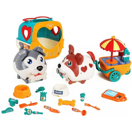 IBAOLEA Sound Activated Toy Dogs, Interactive Robot Dog, Realistic Dog ...