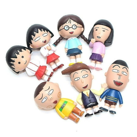 7pcs Figure Set Chibi Maruko-chan Toy Doll Anime Collection | Walmart ...