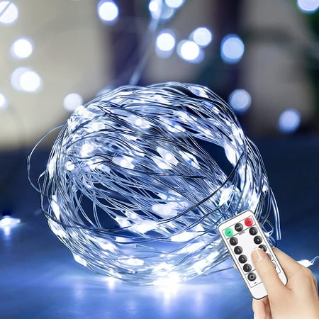 Multicolor String Lights,8 Lighting Modes 33FT 100 LEDs USB Powered ...