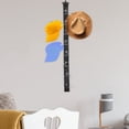 CTIRCHIU Baseball Cap Organizer Hat Rack for Baseball Caps Black Oxford ...