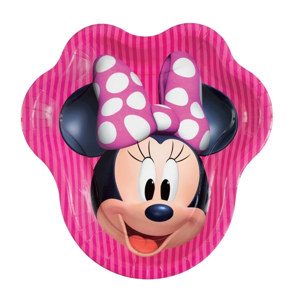 Minnie Mouse Paper Dinner Plates, 9in, 8ct - Walmart.com