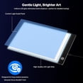 A3 A4 A5 LED Light Box for Tracing and Drawing - Ultra Thin Adjustable ...