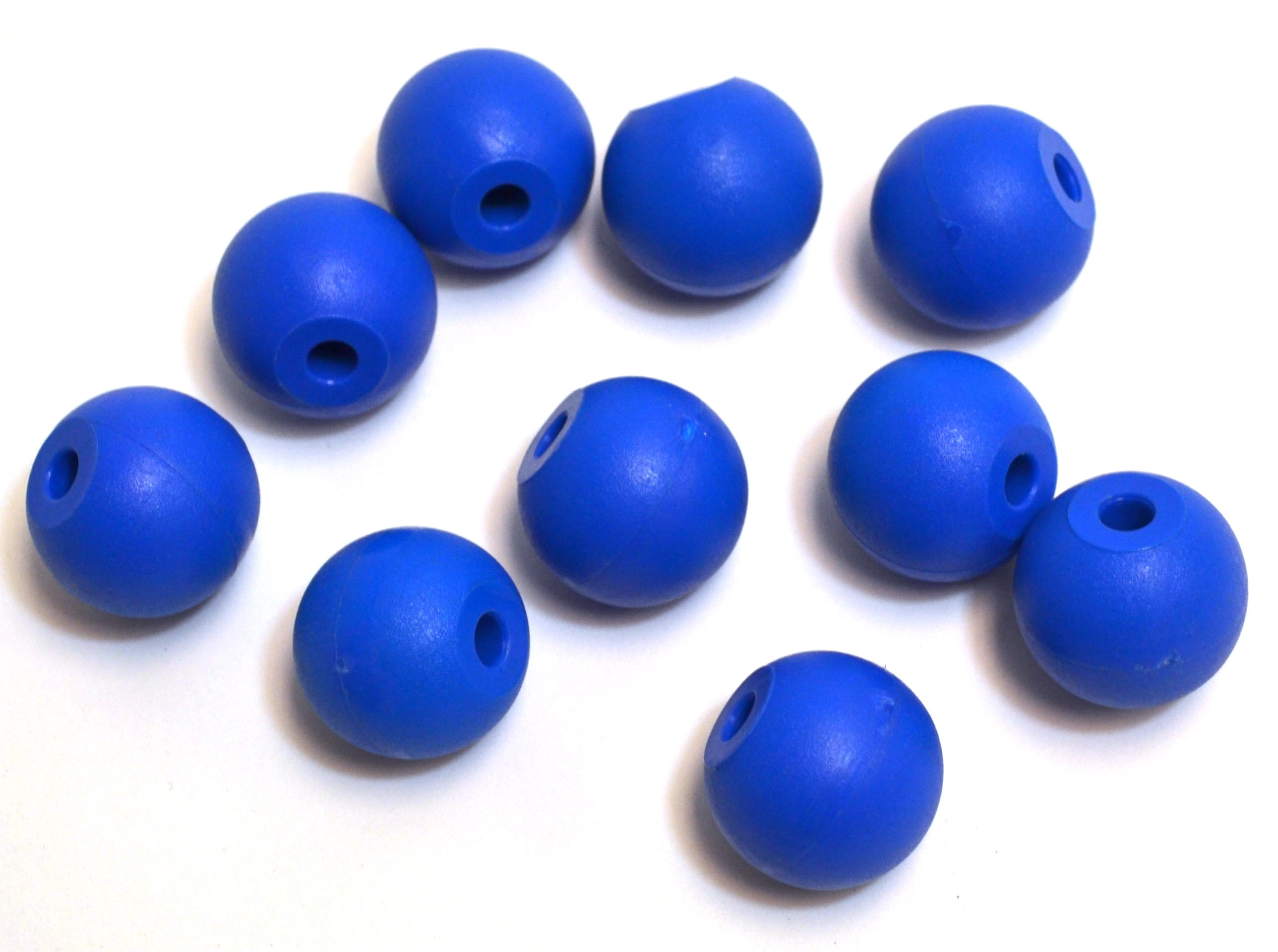 Eisco Labs Molecular Model Part; Blue Ball; 2.2cm; 2 Holes; Pk of 10 ...