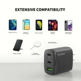 Esoulk 40W 3-Port USB-C PD (Power Delivery) and USB-A Quick Charge ...