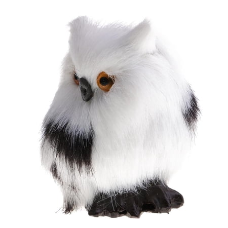 Animals Night Bird Collectible Model Plush Owl Figure Model for ...