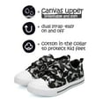 Kushyshoo Kids Black Shark 11M, Toddler Boy's Canvas Sneakers w/ Anti ...