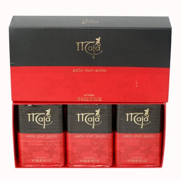 Maja Classic Luxury Perfumed Soaps Gift Box Of 3 Round Toilet Soaps ...