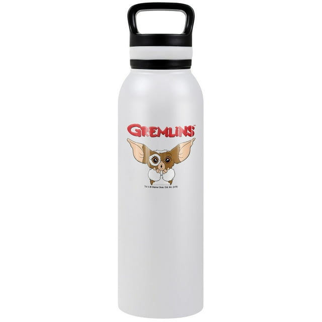 Gremlins Official Gizmo Logo 24 oz Insulated Canteen Water Bottle, Leak ...