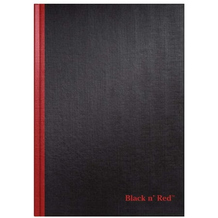 Black n' Red Hardcover Executive Notebook, 11.75 x 8.25 Inches, Black ...