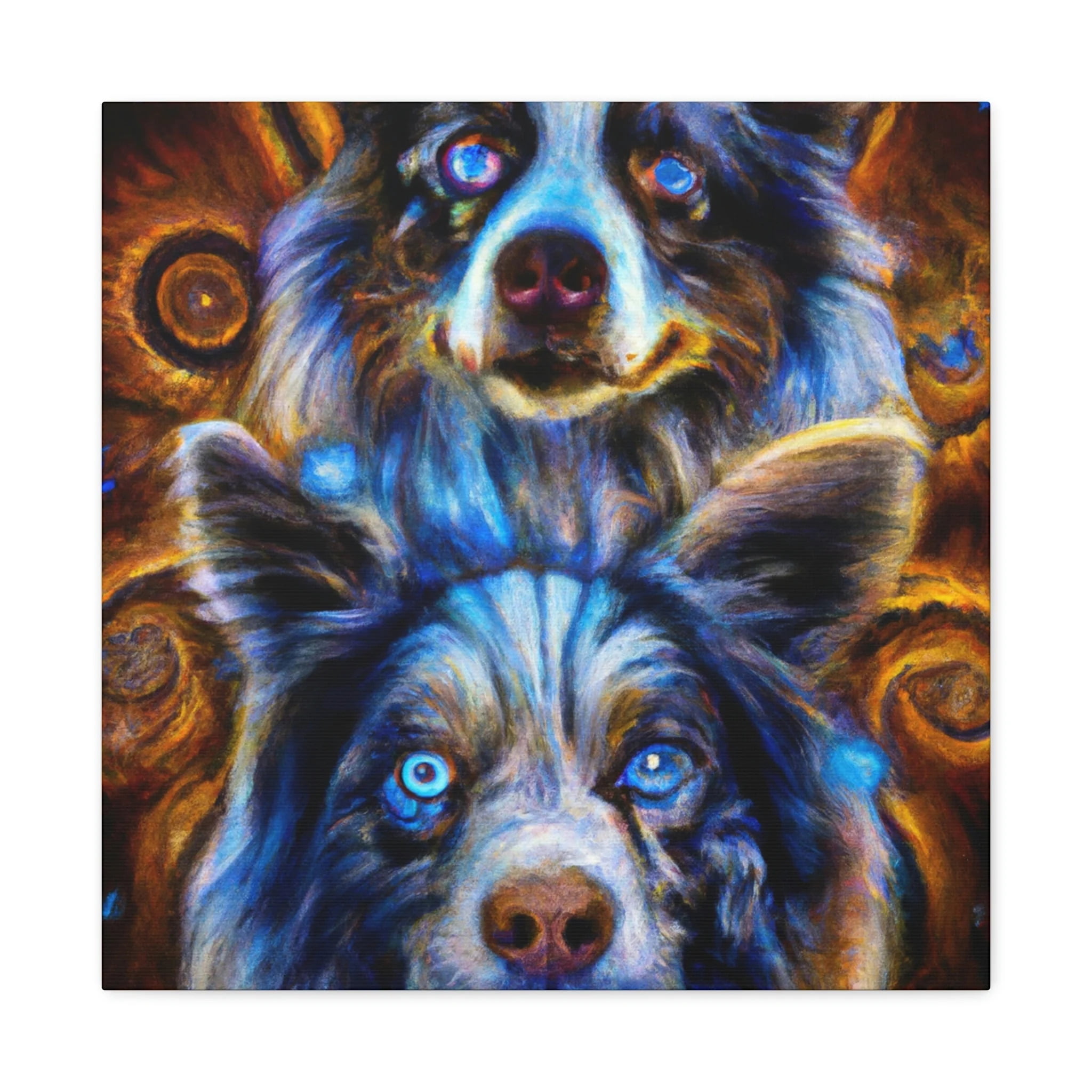 Australian Shepherd Splendor - Canvas - Walmart.com