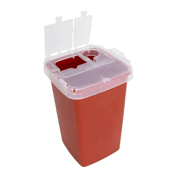 Sharps Container for Home & Professional Use - 3 Pack Needle Disposal ...