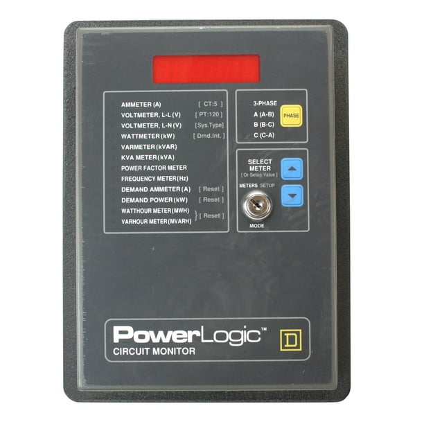 Square D Power Logic CM-150 Circuit Monitor For Use With Power Control ...