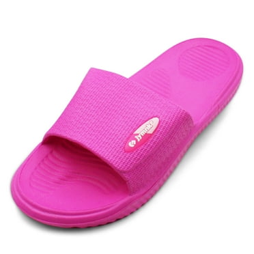 Women's Lightweight Comfort Soft Slides EVA Adjustable Double Buckle ...
