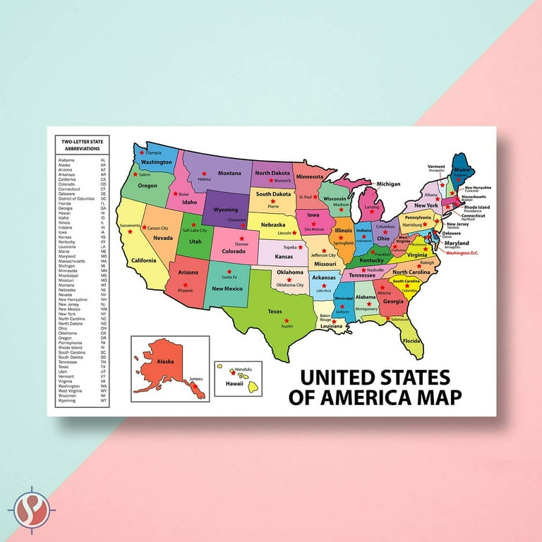 State Capitals And Abbreviations