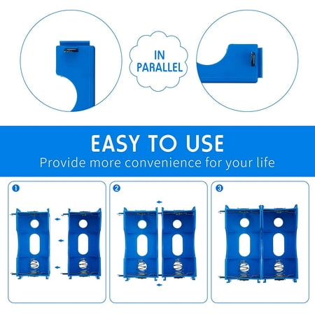 4 Pieces D-Cell Battery Holder Series or Parallel Physical Science ...