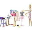 Barbie Fashion Designer Doll & Studio with Extra Shoes, Accessories and ...