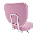 Purple PU Office Chair for Woman, Seizeen Adjustable Bling Desk Chair ...