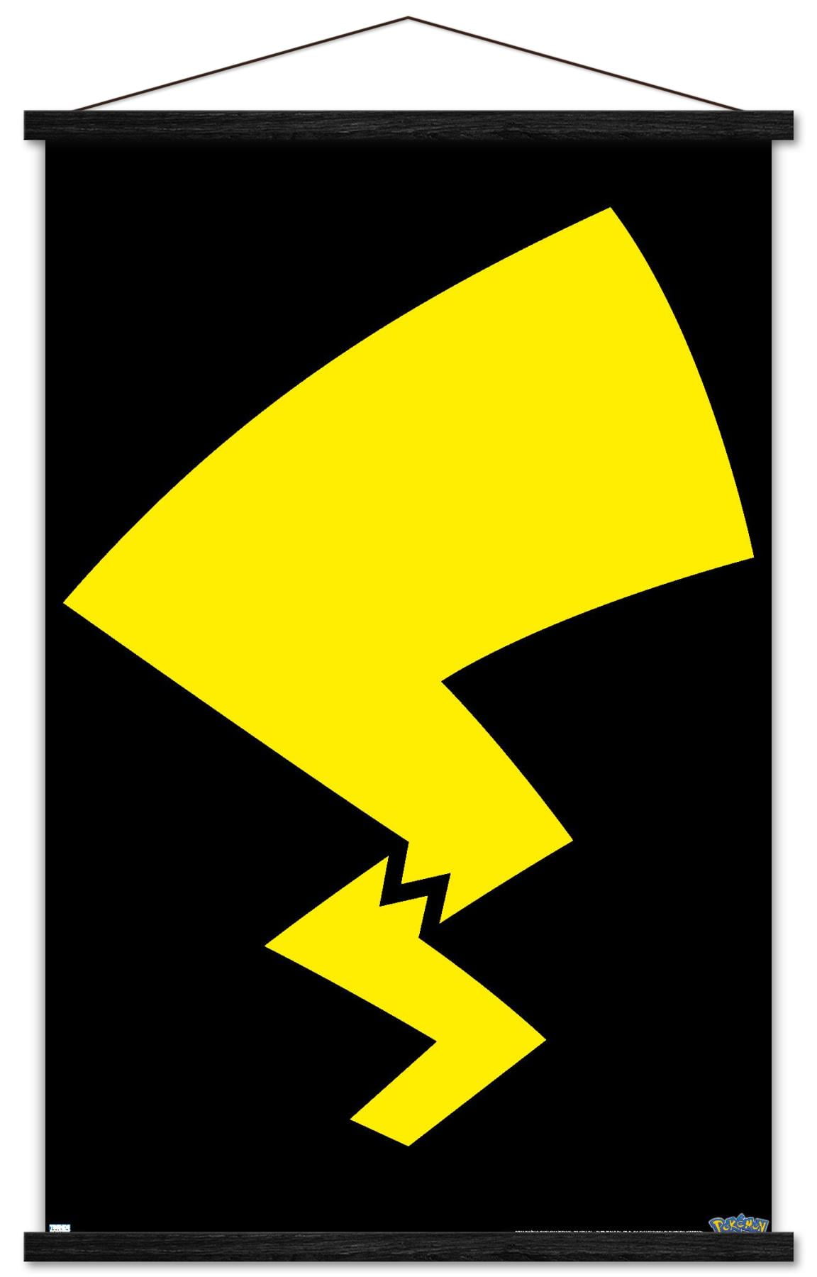 Pokemon - Pikachu Minimalist Tail Wall Poster with Magnetic Frame, 22. ...