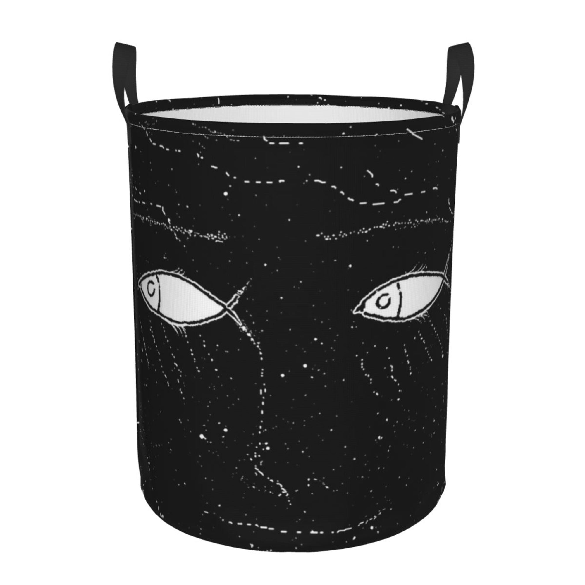 Fairy Tale Fish Laundry Basket Organizer Collapsible -Dirty Clothes ...