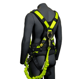 JORESTECH Safety Bundle Full Body Harness with Back D-Ring, ANSI ...