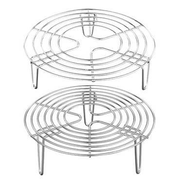HYKE Stainless Steel Steamer Rack for Pots, Round Cooling Rack 6.3in ...