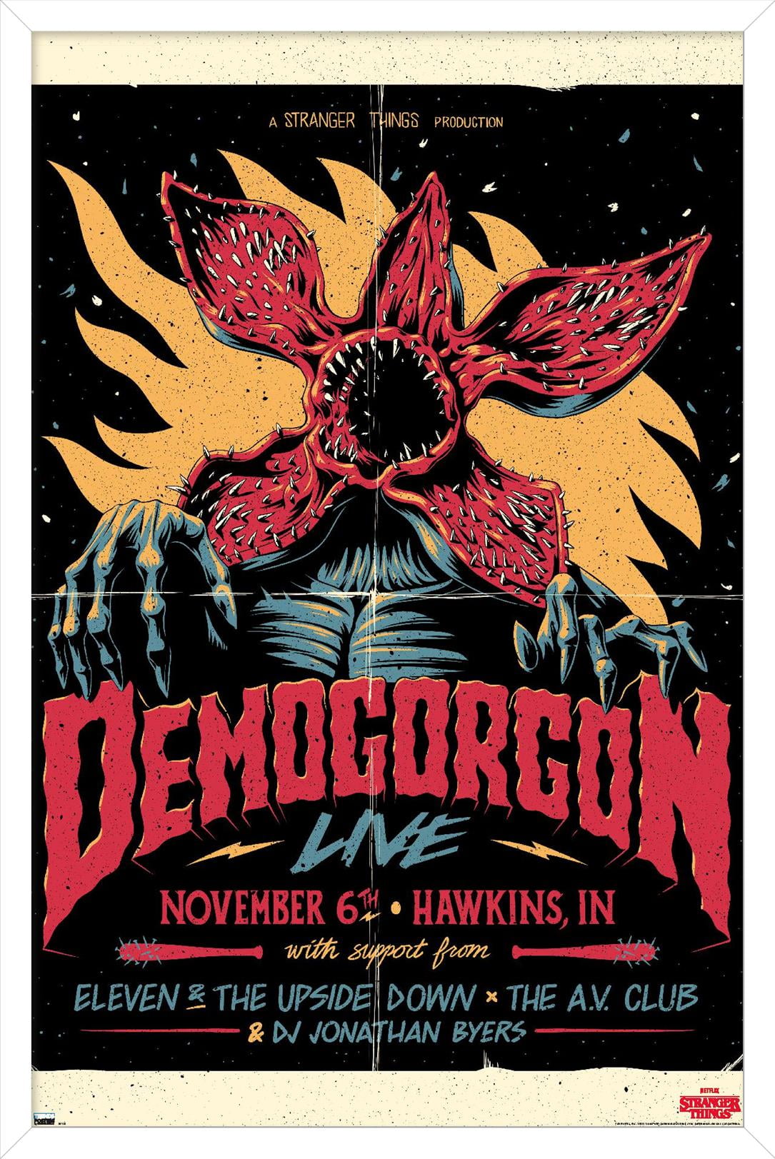 Netflix Stranger Things - Demogorgon Live Wall Poster, 14.725" x 22.375 ...