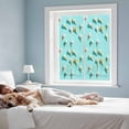 Blue Ice Cream Window Privacy Film, Summer Colorful Ice Cream Static ...