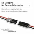 Double-Wire Plug-in Connector LED Light Strip Connectors 2 Pin, Quick ...