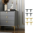 4Pcs Metal Furniture Legs Modern Styles Triangular Dresser Legs Sofa ...