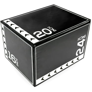 GoSports Fitness Launch Box | 3-in-1 Adjustable Height | Wood Plyo Jump ...
