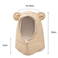 AJGRHE Kids Winter Hat And Scarf Warm Lined Ear Cap With Neck Gaiter ...