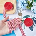 2 Rolls Polyester Ribbon Tartan Ribbon Pale Violet Red 5/8"(16mm) about ...