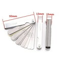 NUOLUX 32PCS 0.04-0.88mm Thickness Gauge Brass Blades Filler Feeler ...