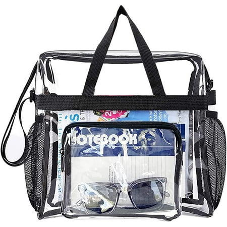 Clear Crossbody Bag Stadium Approved, Clear Purse Tote See Through Bags ...