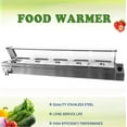 INTBUYING 5-Pan Food Warmer Commercial Buffet Food Warmer Stainless ...