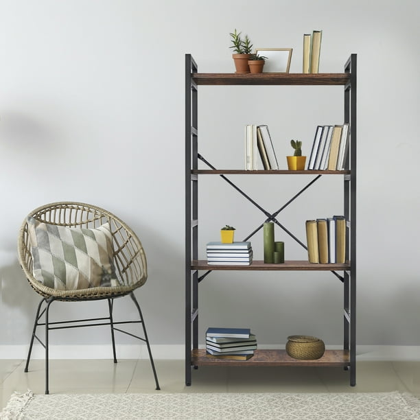 MOBI Librero de Madera Modelo Naples Color Café | Walmart en línea