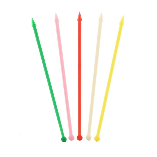 Royal Plastic Arrow Picks Package 10,000 Assorted Colors - Walmart.com