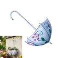 AOOOWER Rustproof Metal Planter Container With Rotating Hook And ...
