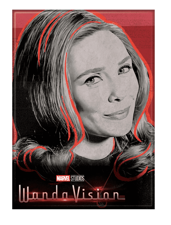 Marvel WandaVision Wanda Red Ata-Boy Magnet 2.5" X 3.5" - Walmart.com