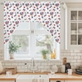 4th of July Kitchen Curtains Swag Valance for Windows/Bathroom/Cafe ...