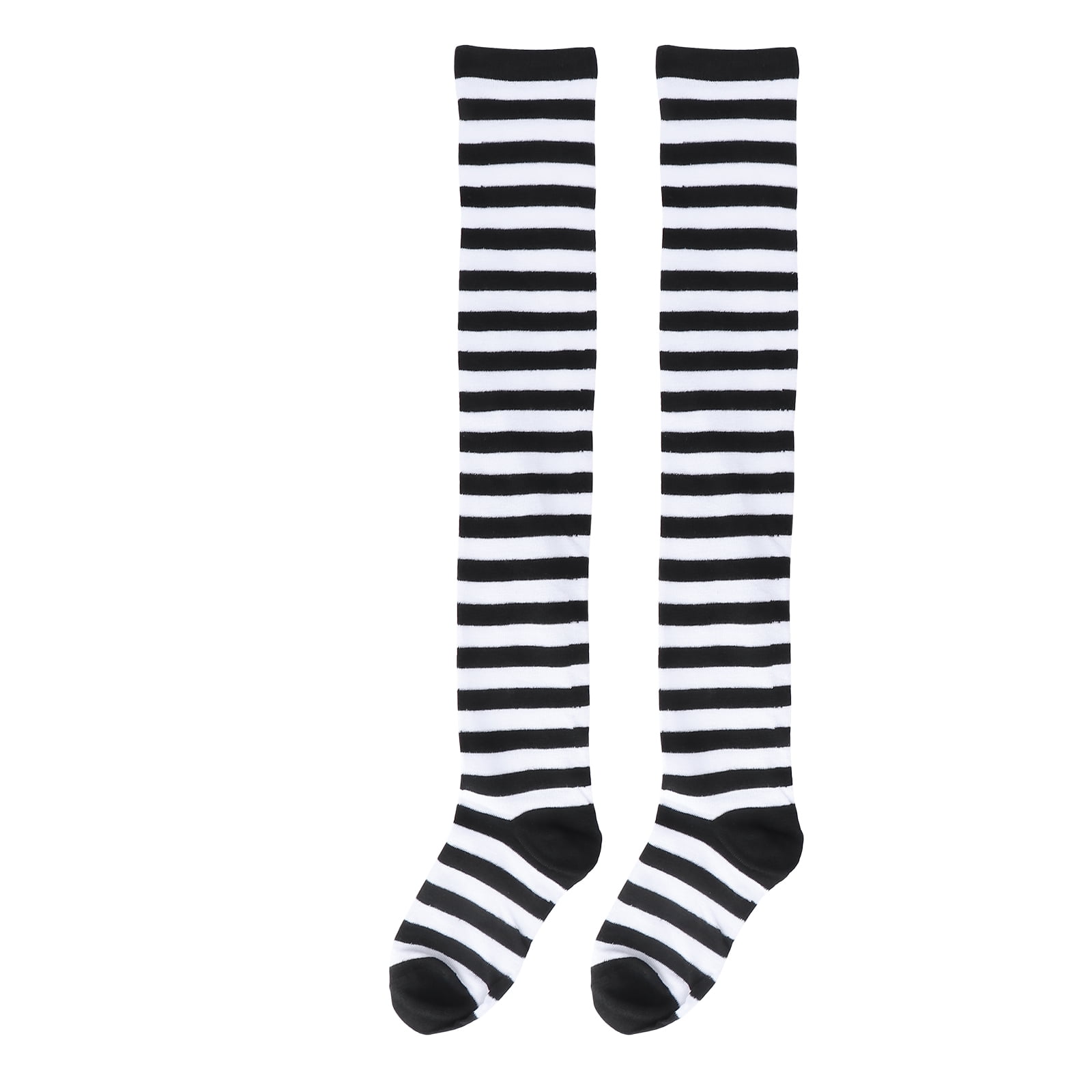 Click here for Homemaxs Pair Of Womens Black And White Pinstriped... prices