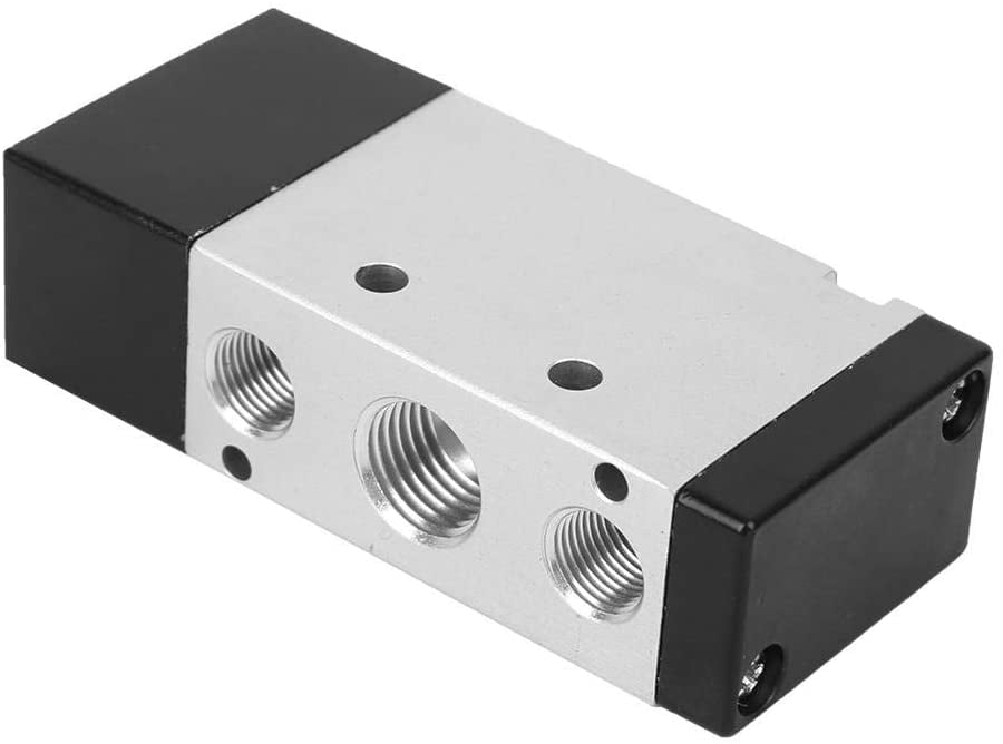 2-Position 5-Way Pneumatic Control Valve Air Valve Aluminum Alloy ...