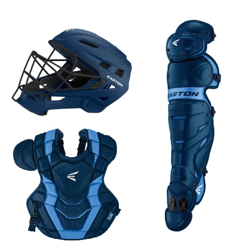 Easton Elite X Baseball Catchers Box Set, Intermediate, Navy/Blue ...