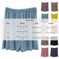 AGKIZG Women Solid Color Sleep Pants Elastic Waist Straight Leg Loose ...