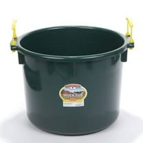 Little Giant Extra Large 70 Quart Plastic Rope Handled Green Muck Tub ...