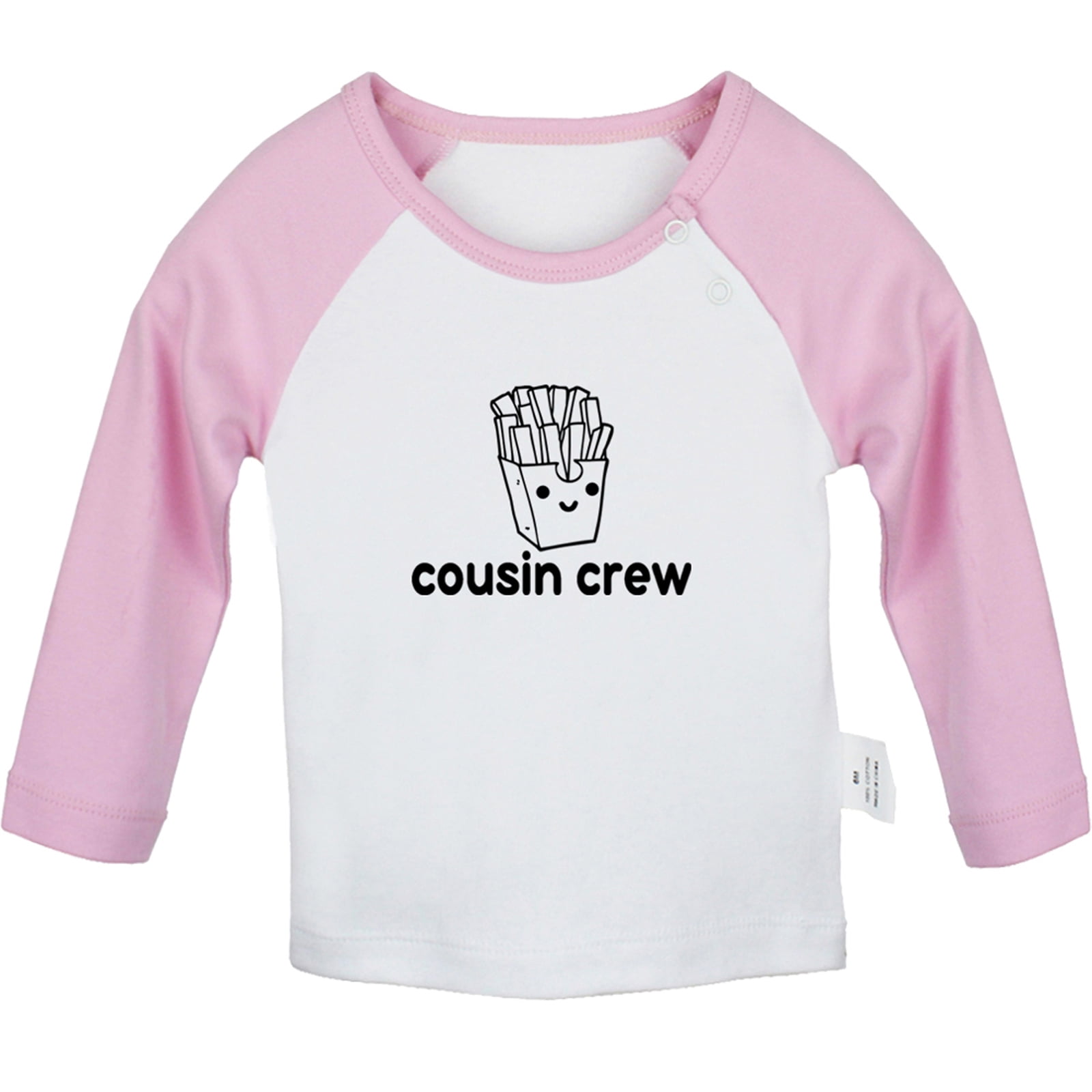Cousin Crew & Chips Image Print T shirt For Baby, Newborn Babies T ...