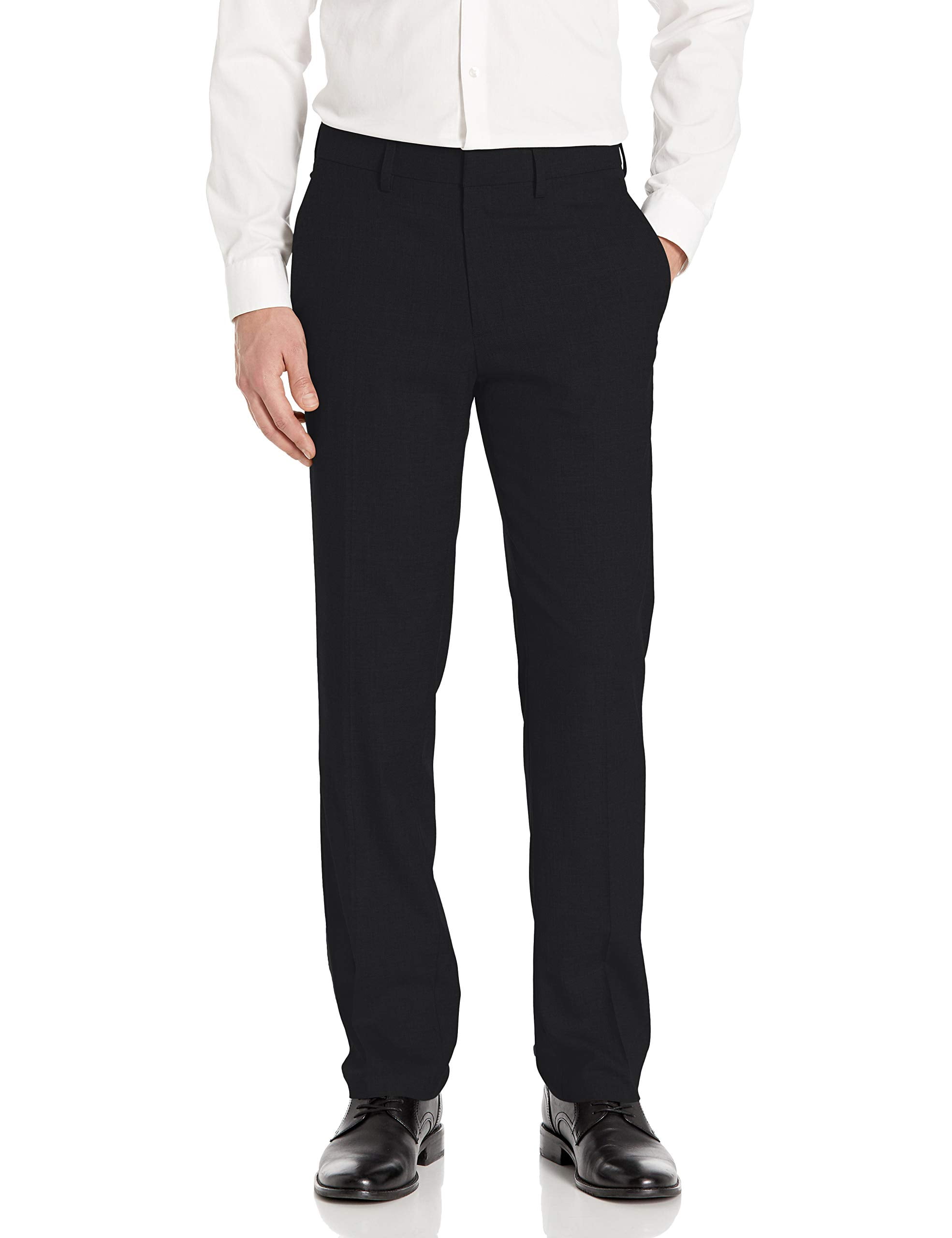 Mens Pants 38X29 Dress - Flat Front Stretch 38 - Walmart.com