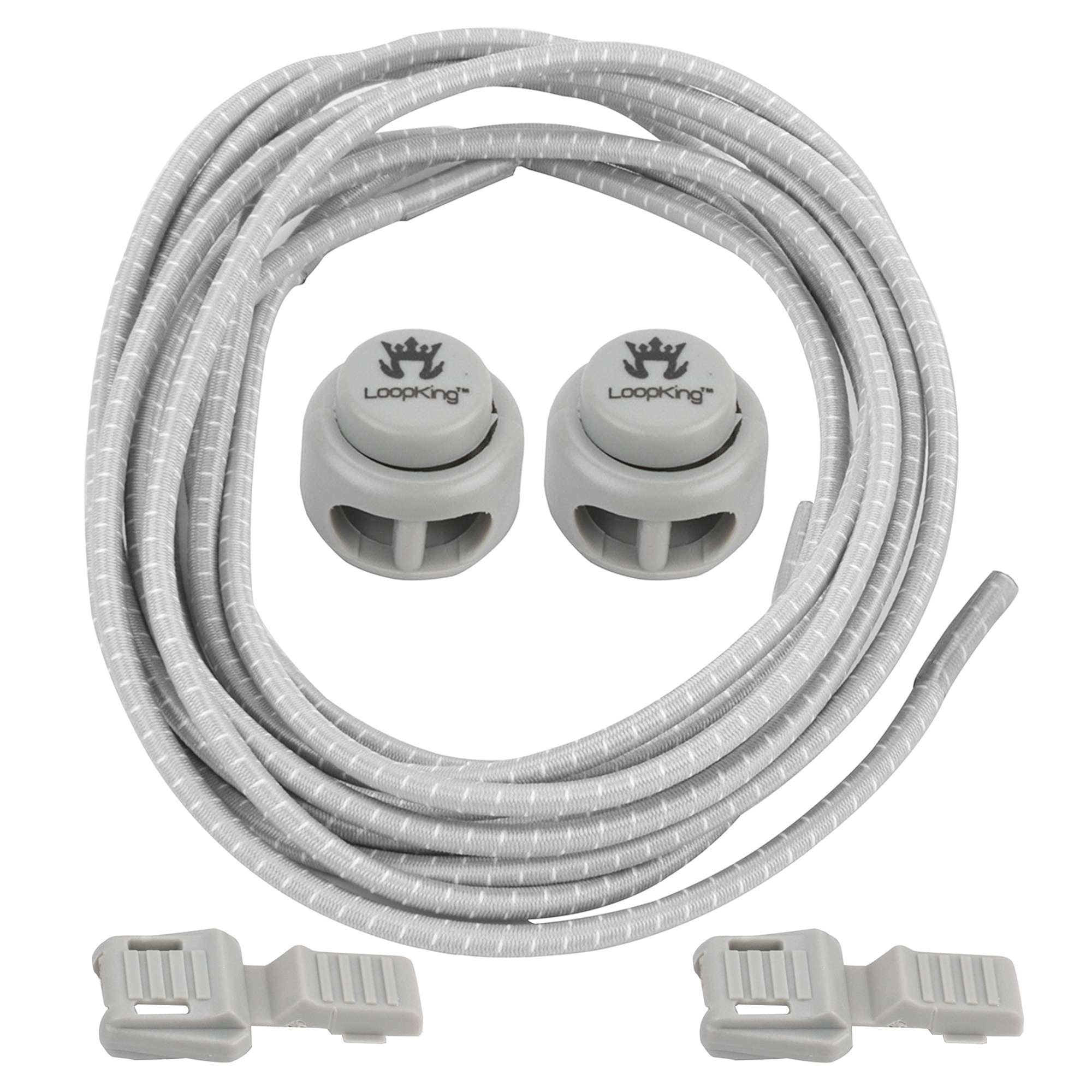 Loop King Laces Elastic Shoe Laces Tieless for Men Women Kids, 1 Pair ...