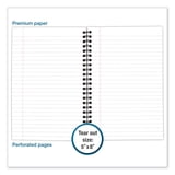 Cambridge Wire bound Business Notebook, Wide/Legal Rule, Black Cover, 8 ...